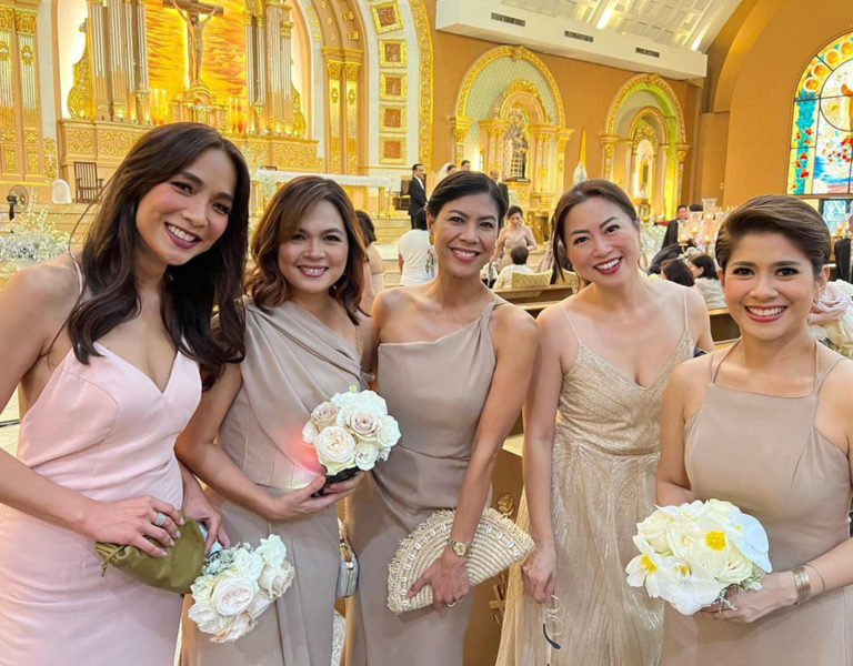 Luane Dy and Carlo Gonzalez Celebrate Their Church Wedding