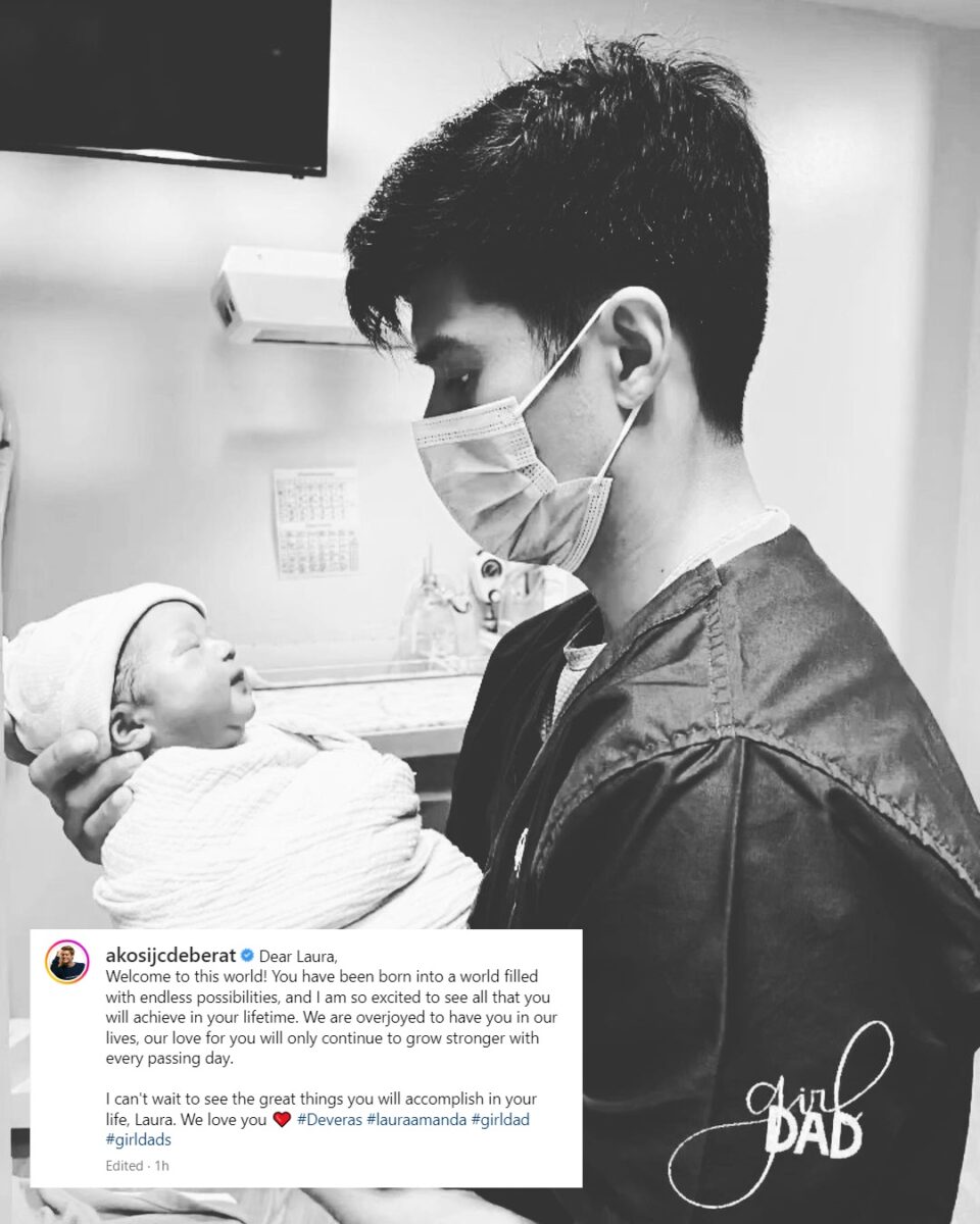 JC de Vera Welcomes His New Baby Girl With A Sweet Message