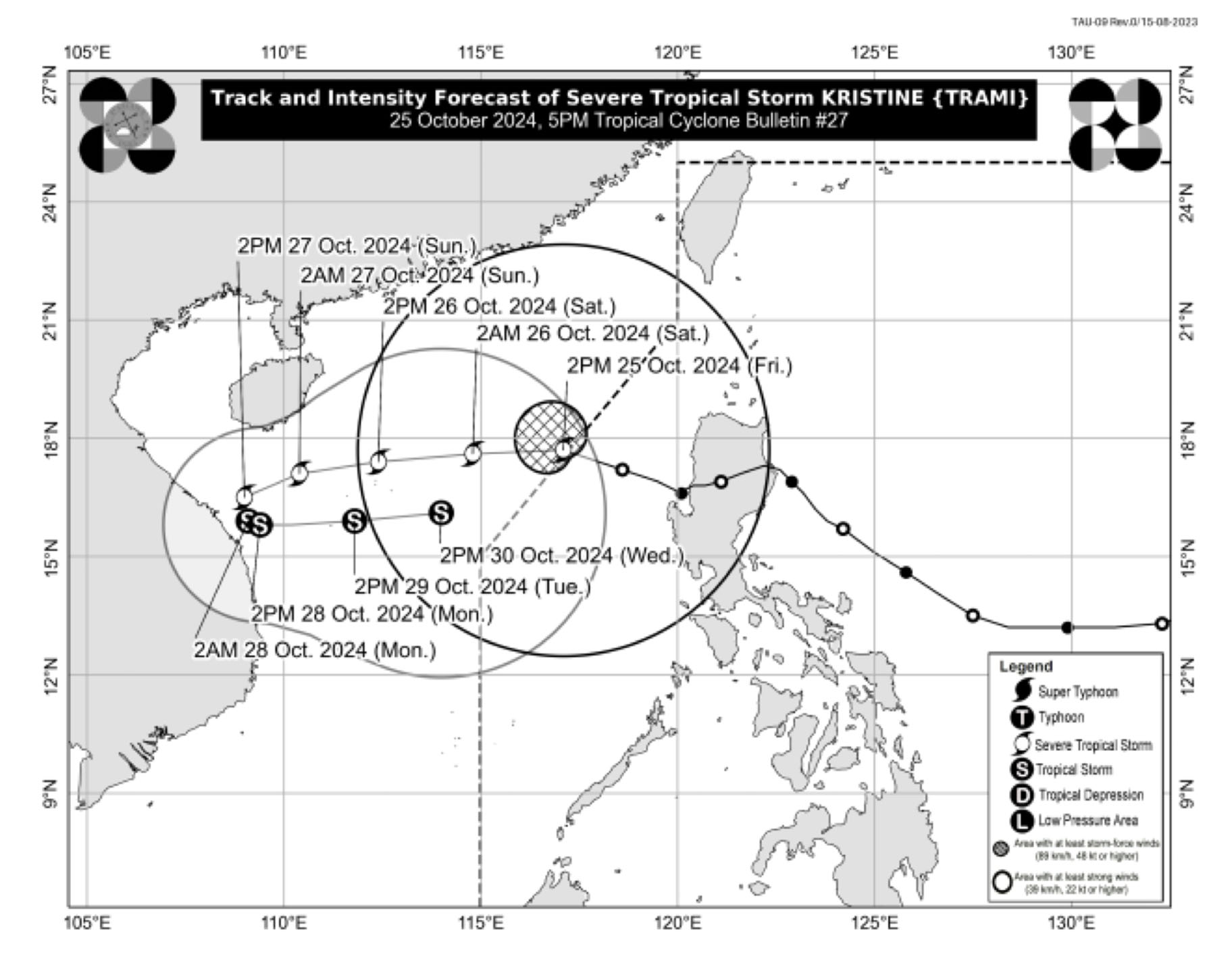 Severe Tropical Storm Kristine: Will There Be A Round 2?